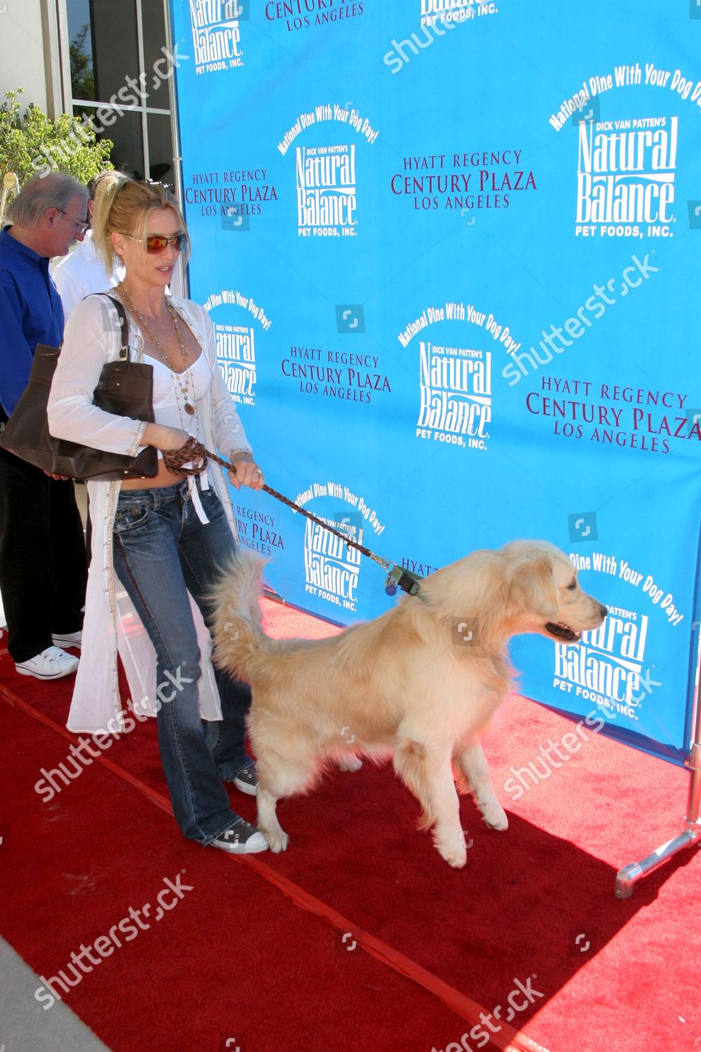 Nicolette Sheridan Her Dog Oliver Editorial Stock Photo - Stock Image ...