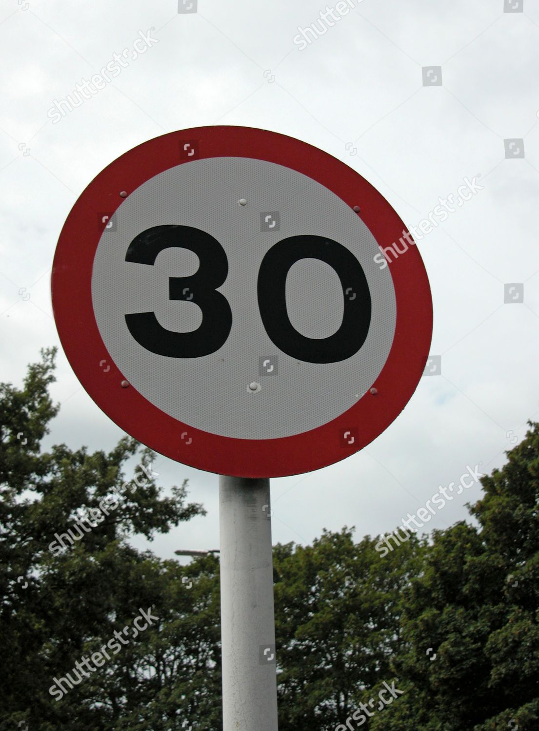 30 Miles Hour Road Sign Editorial Stock Photo - Stock Image | Shutterstock