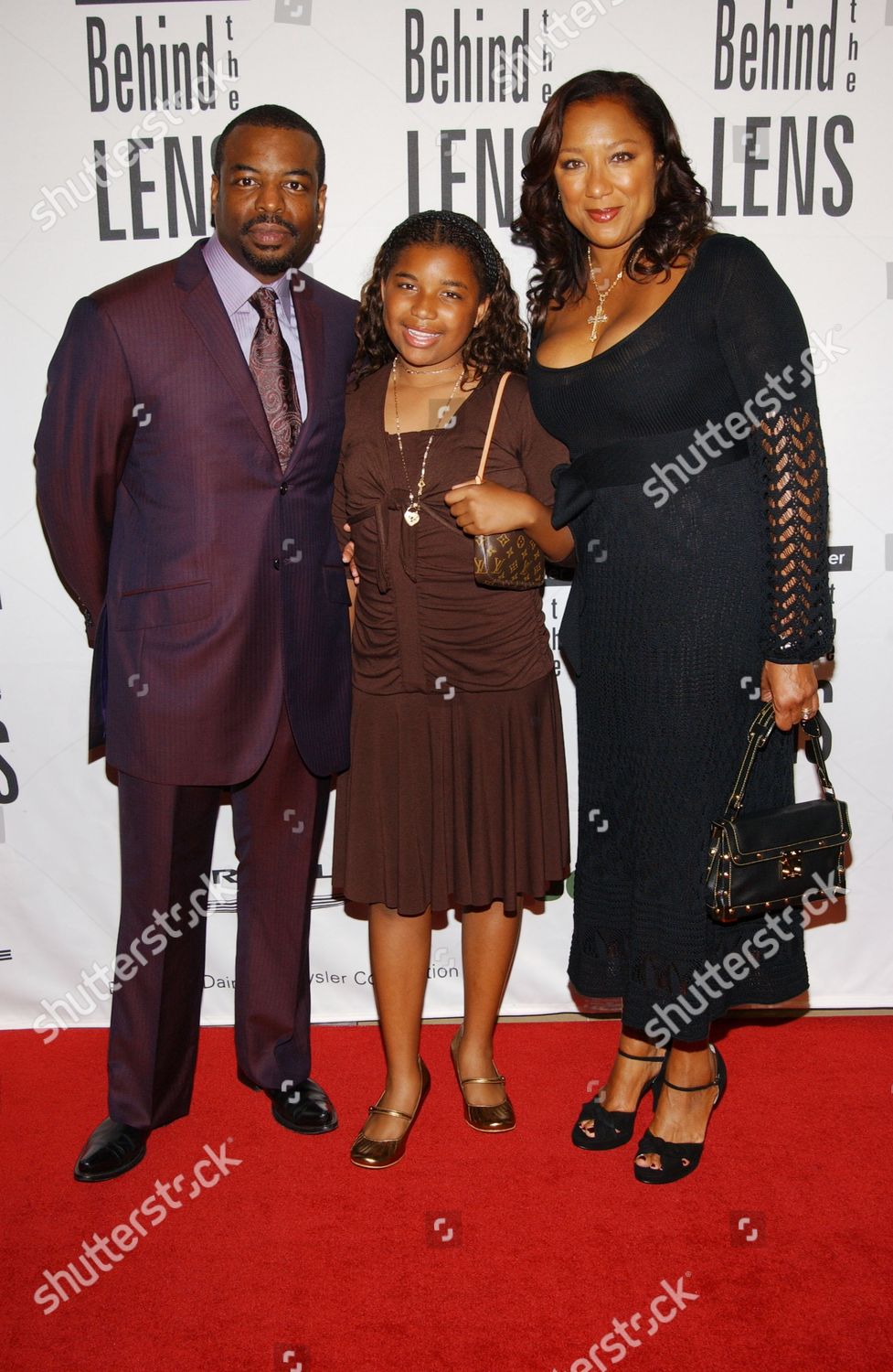 Levar Burton Daughter Michaela Wife Stephanie Editorial Stock Photo ...