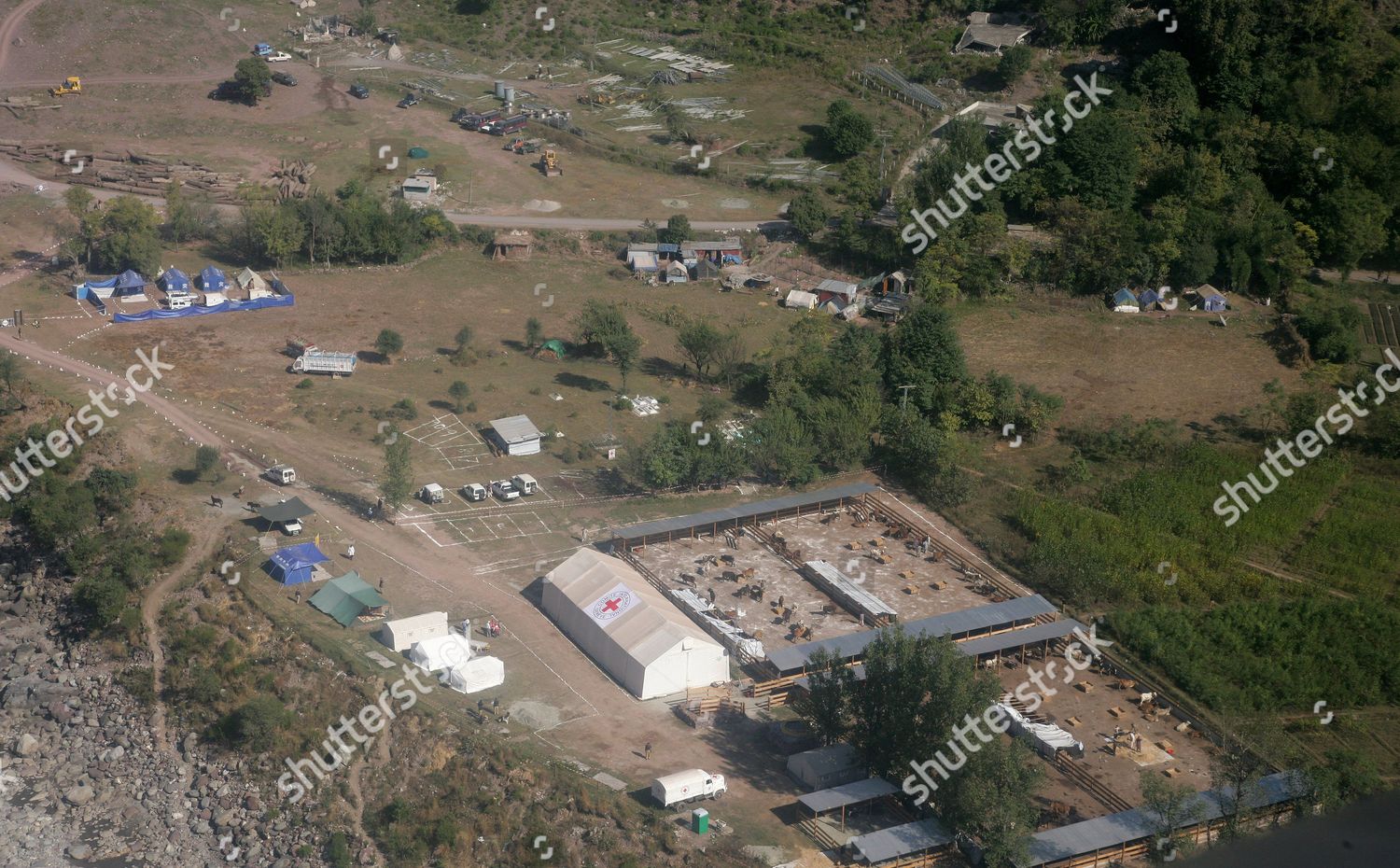 Red Cross Camp Pattika Editorial Stock Photo - Stock Image | Shutterstock