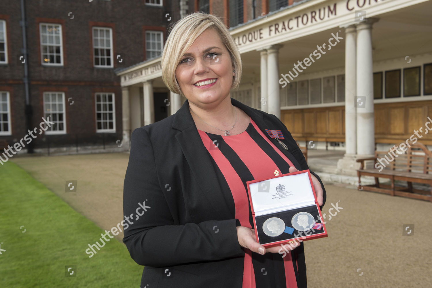 Recipients George Cross Medal Mark 75th Editorial Stock Photo - Stock ...