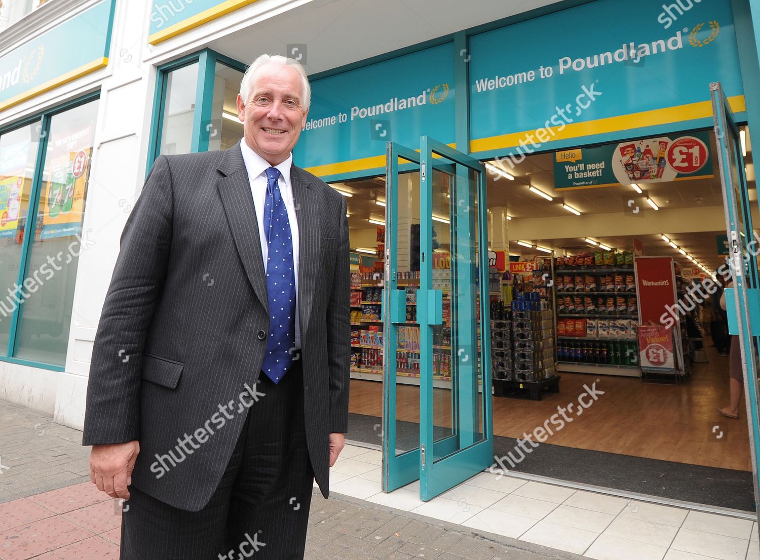 Jim Mccarthy Ceo Poundland Fulham Store Editorial Stock Photo - Stock ...