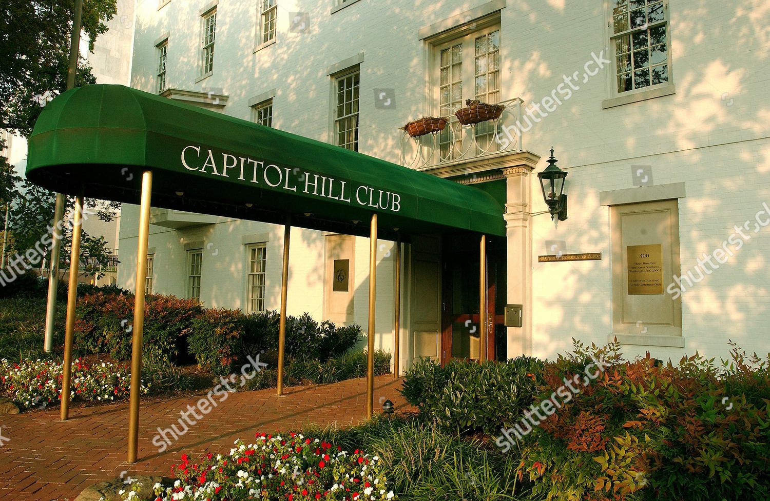 Capitol Hill Club Known National Republican Editorial Stock Photo ...