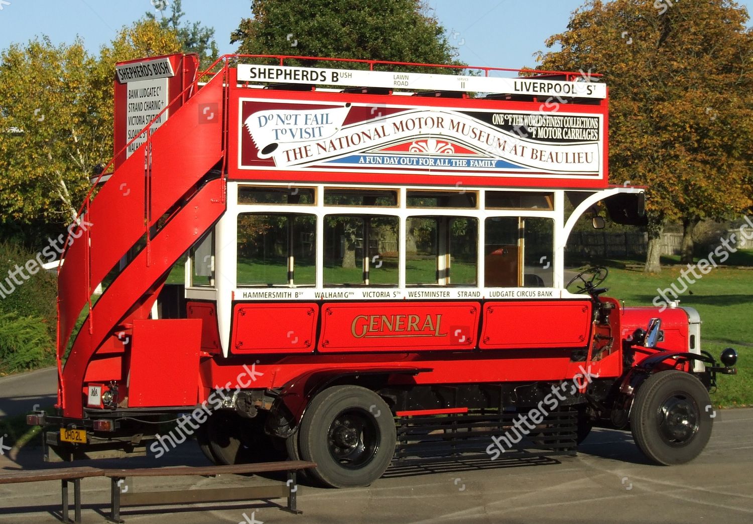 Vintage Bus Still Ferries Visitors Around Editorial Stock Photo - Stock ...