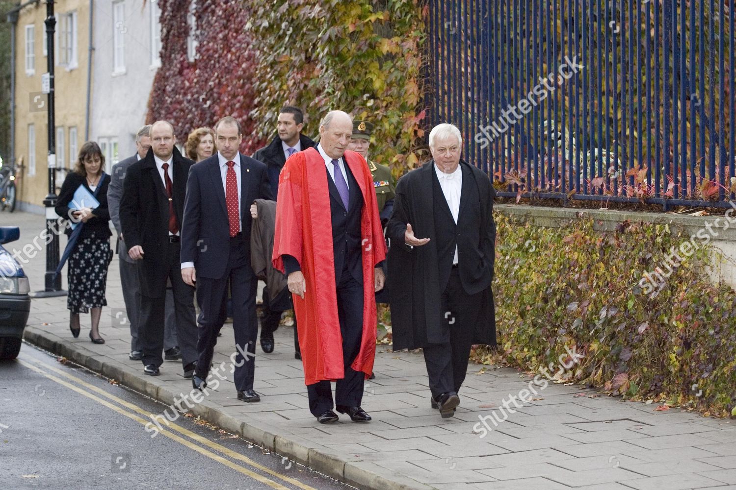 King Harald Norway Strolls Through Oxford Editorial Stock Photo - Stock ...