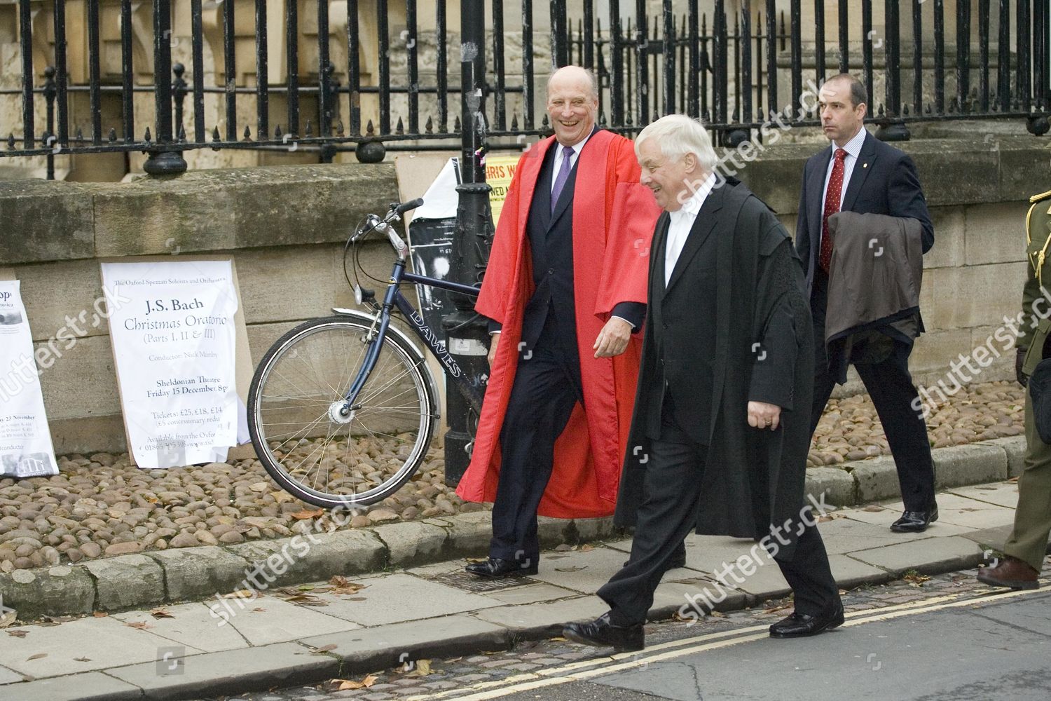 King Harald Norway Strolls Through Oxford Editorial Stock Photo - Stock ...