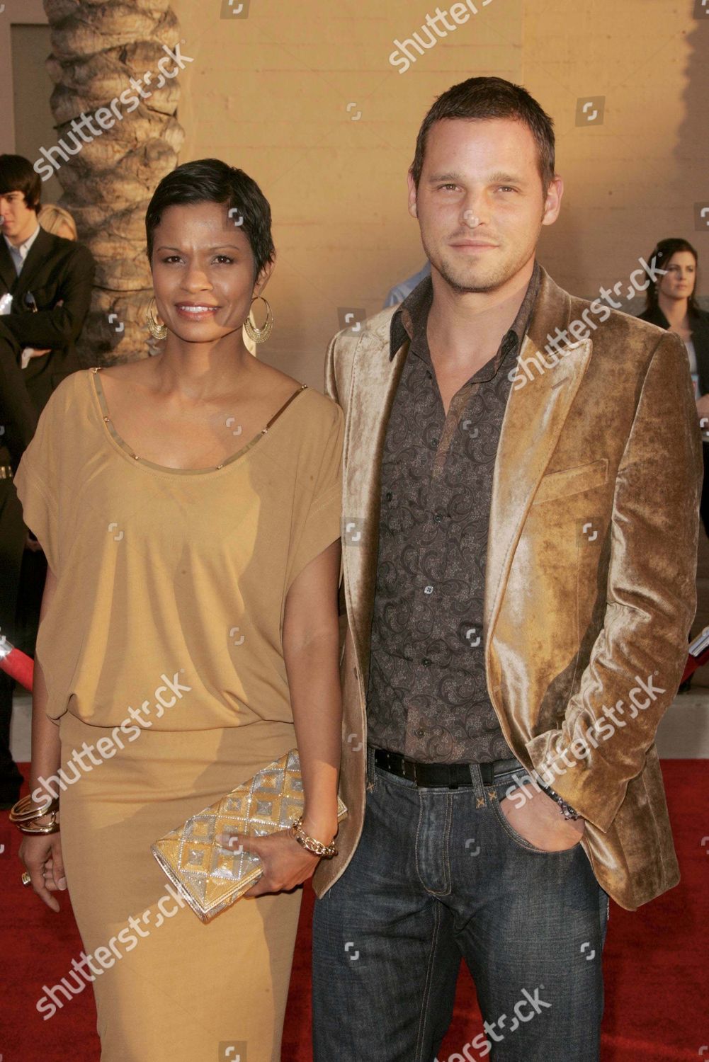Justin Chambers Wife Keisha Editorial Stock Photo - Stock Image ...