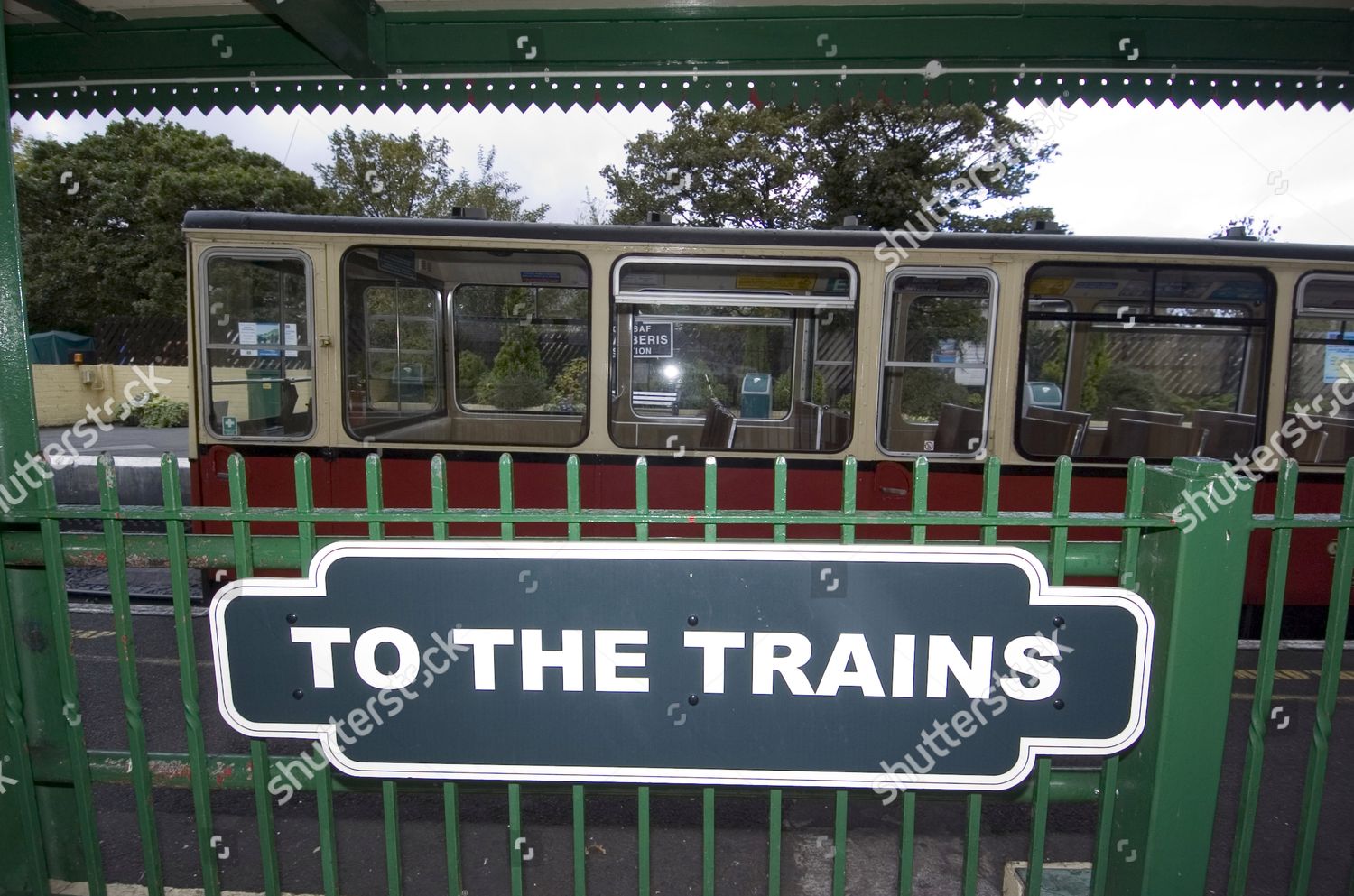 Snowdon Mountain Railway Station Train Small Editorial Stock Photo ...