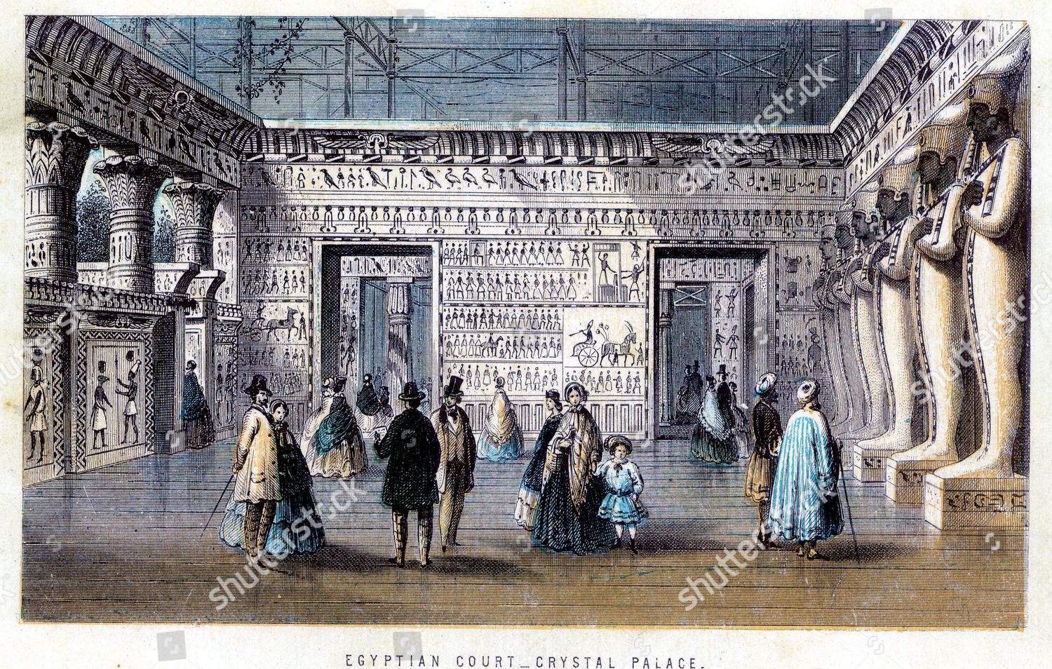 Egyptian Court Crystal Palace London Britain Editorial Stock Photo ...