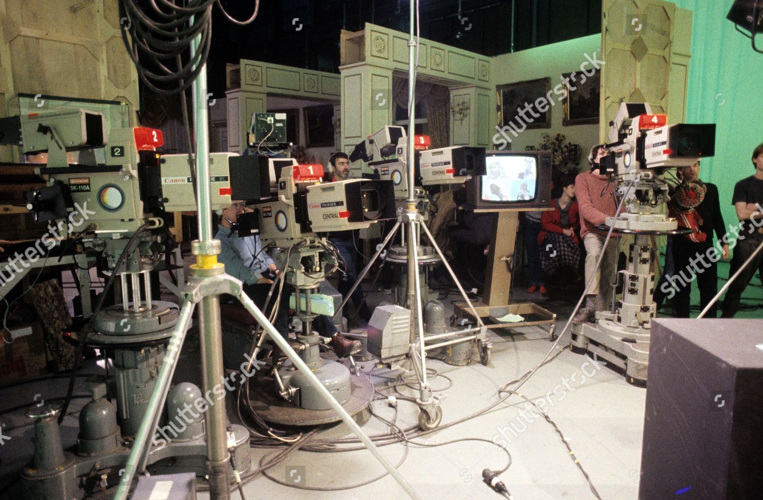 Tv Cameras Spitting Image Studio 1990s Editorial Stock Photo - Stock ...