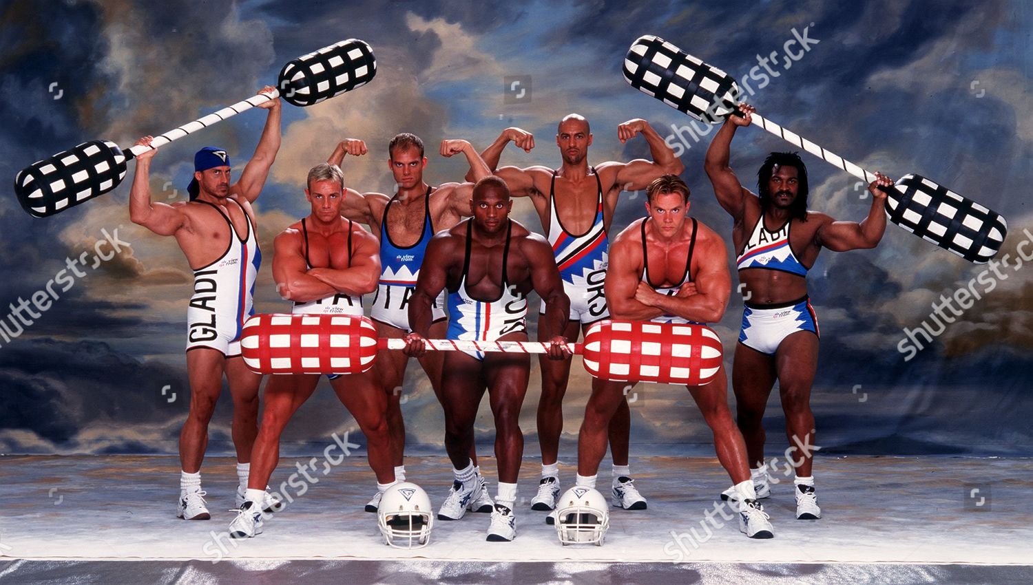 Male Group Picture Gladiators Game Show Editorial Stock Photo - Stock ...