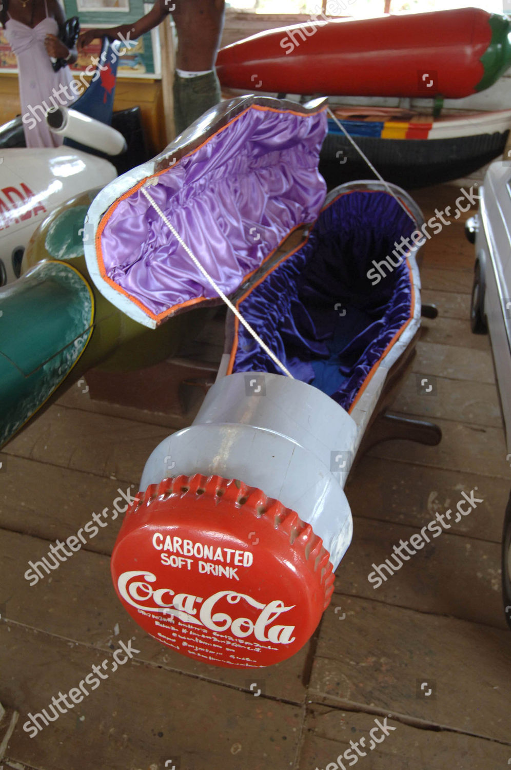 Coffin Shape Coca Cola Bottle Coffins Editorial Stock Photo - Stock ...