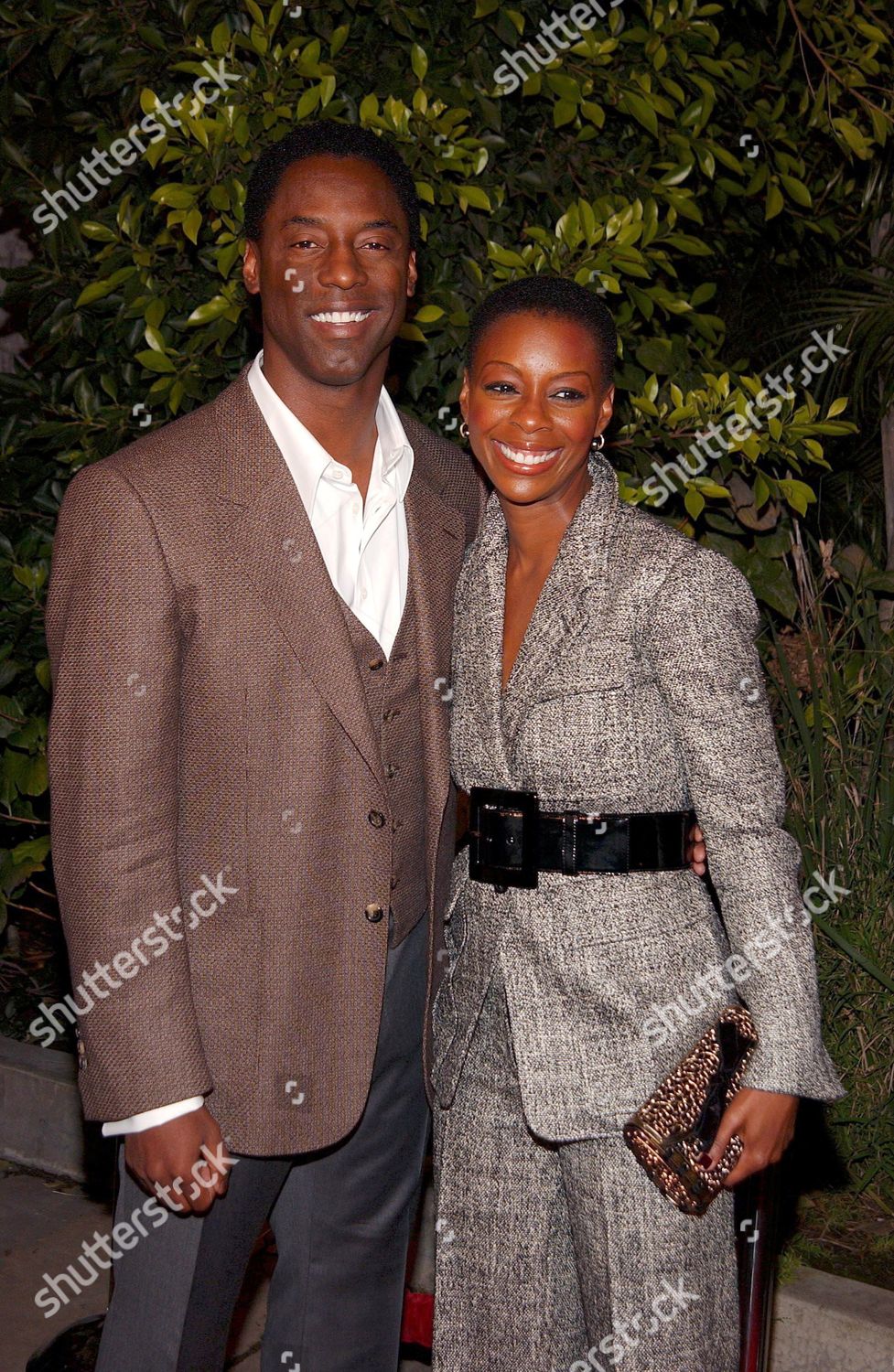 Isaiah Washington Wife Jenisa Marie Editorial Stock Photo - Stock Image ...