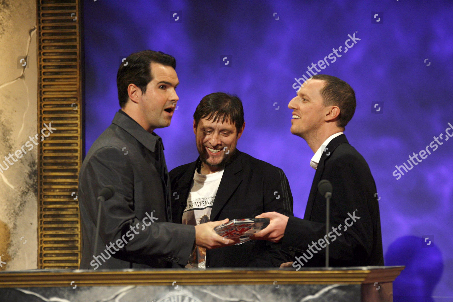 Jimmy Carr Shaun Ryder Guest Editorial Stock Photo - Stock Image ...