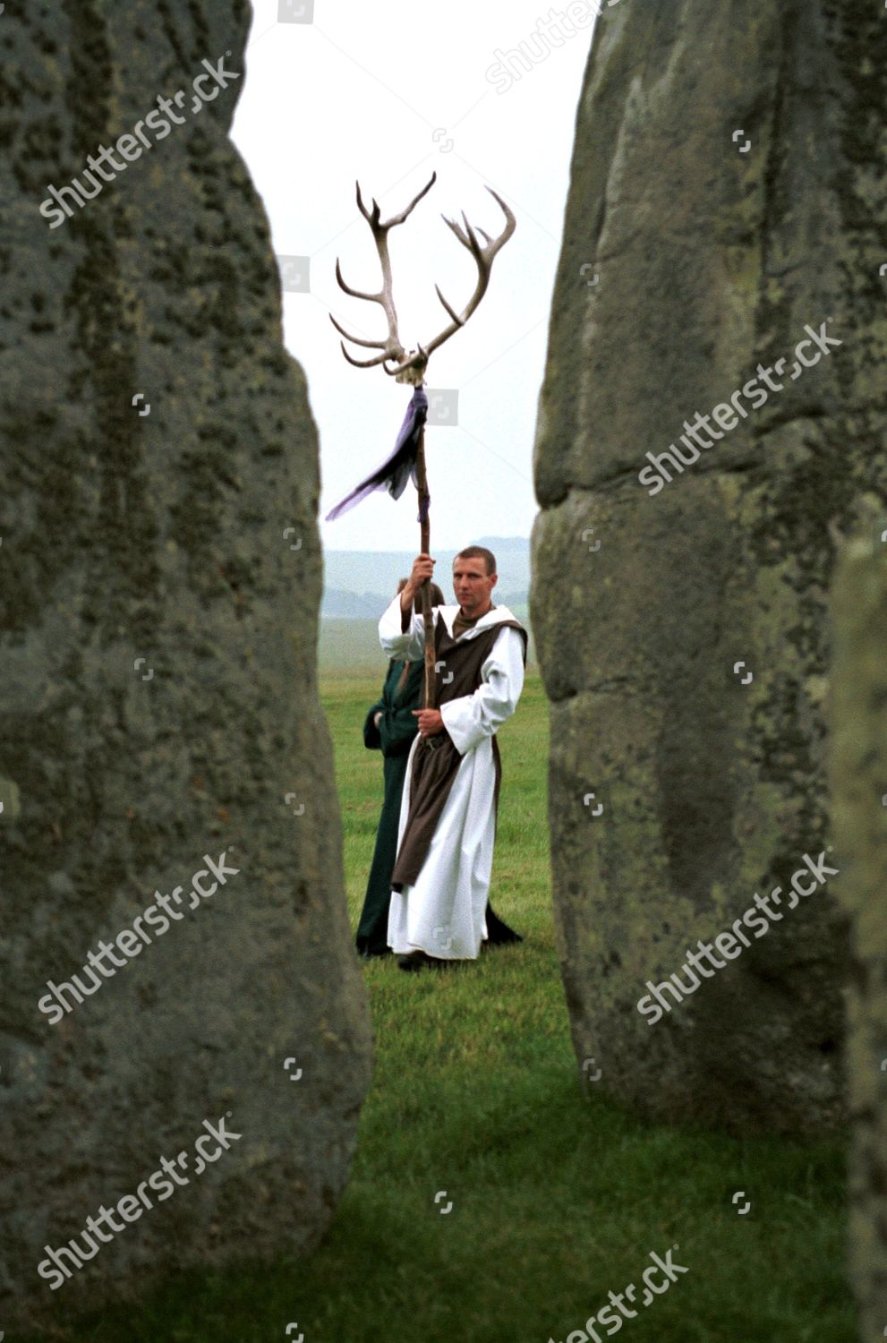 Druid Stonehenge Summer Solstice Editorial Stock Photo - Stock Image ...