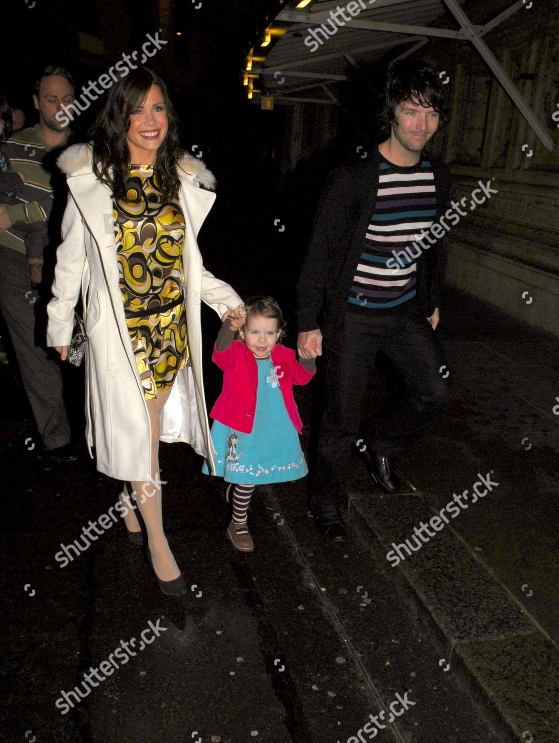 Melinda Messenger Husband Wayne Roberts Daughter Editorial Stock Photo ...