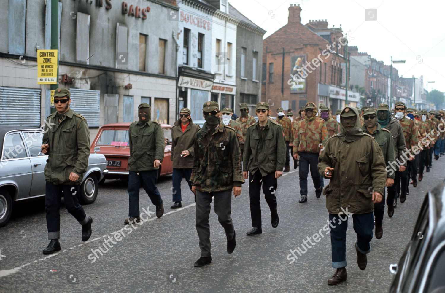 Protestant Uda Parade Belfast Northern Ireland Editorial Stock Photo ...
