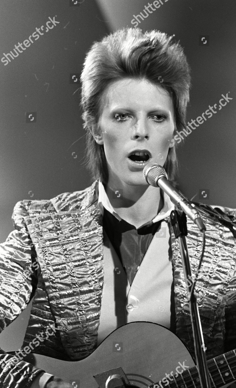 David Bowie Performing Ziggy Stardust On Editorial Stock Photo - Stock ...
