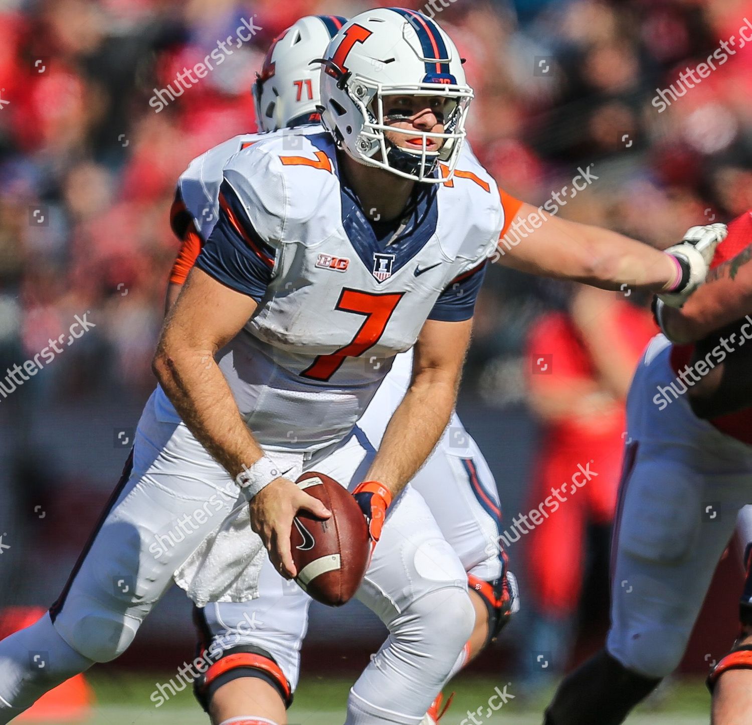 Llinois Fighting Illini Quarterback Chayce Crouch Editorial Stock Photo ...