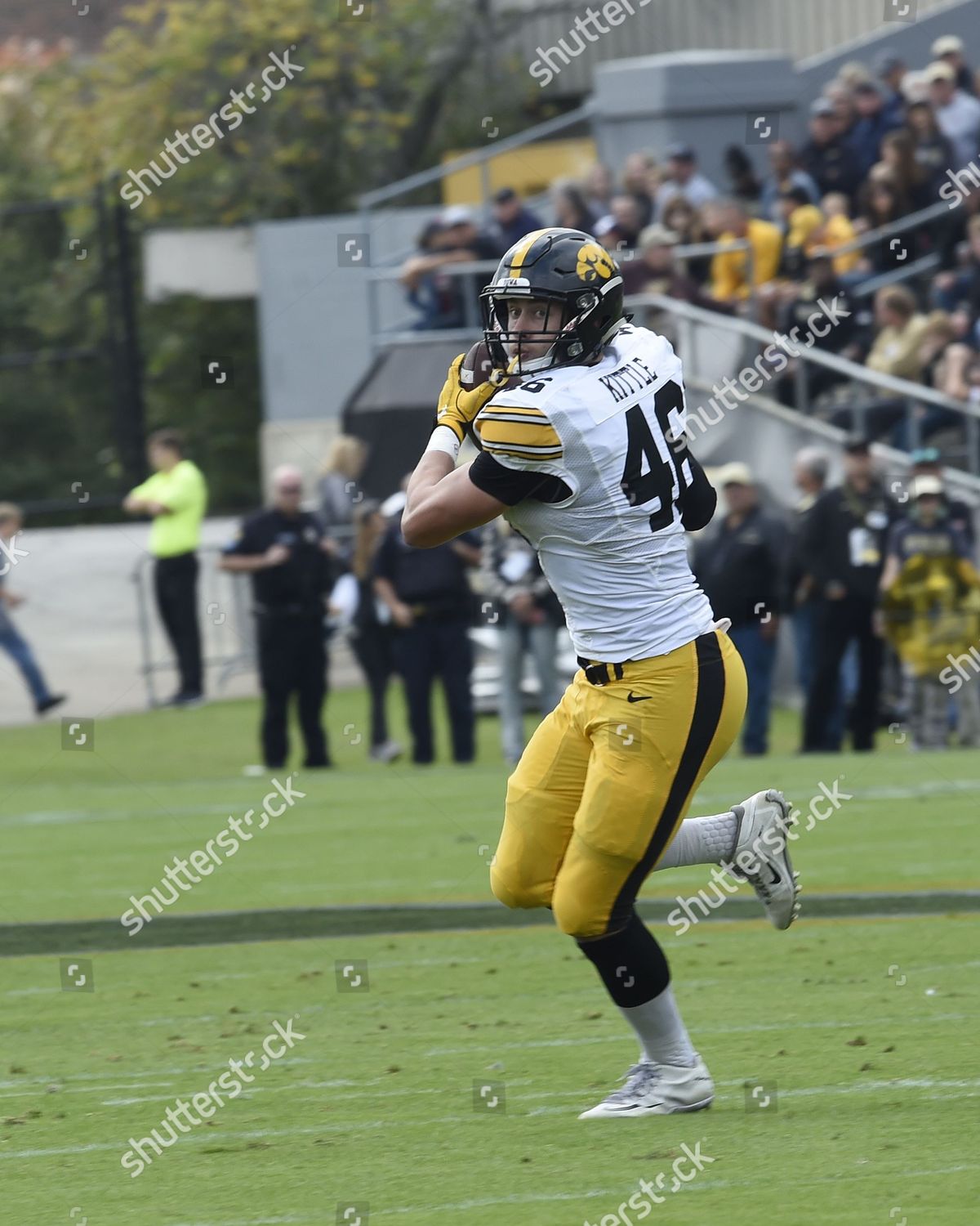2016 Iowa Hawkeyes Tight End George Editorial Stock Photo - Stock Image ...