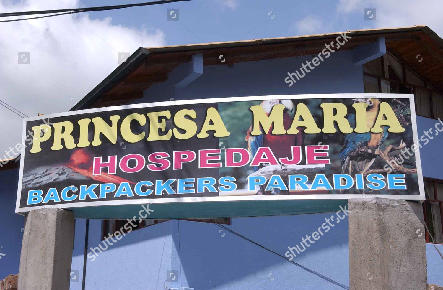 Princesa Maria Hostel Banos Ecuador Editorial Stock Photo - Stock Image ...