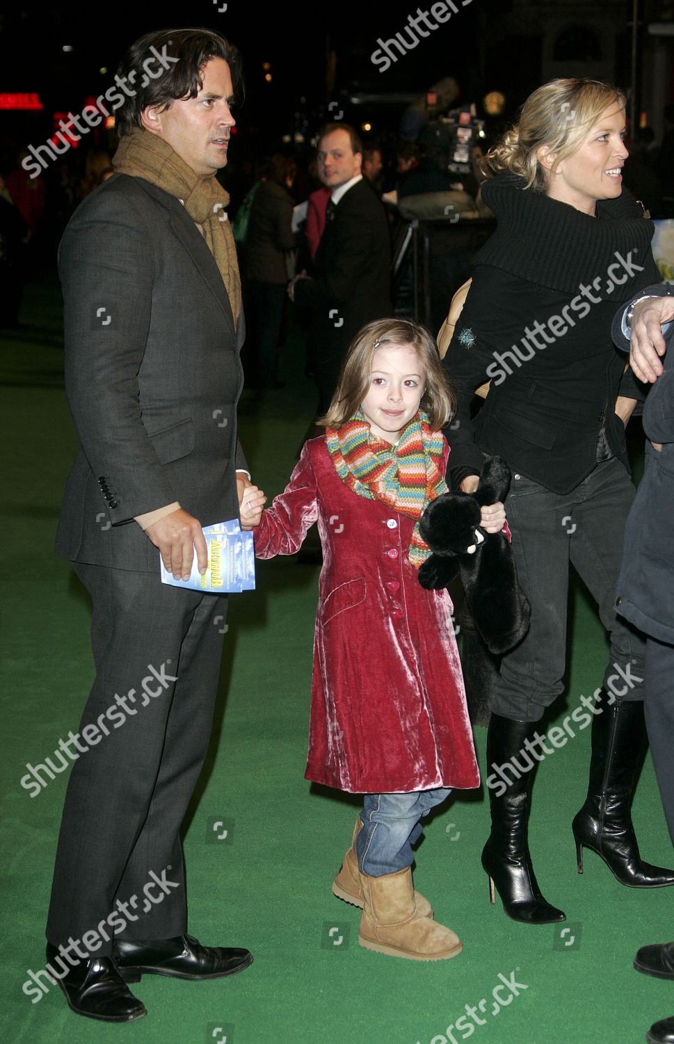 Ollie Wheeler Tina Hobley Daughter Isabella Editorial Stock Photo ...