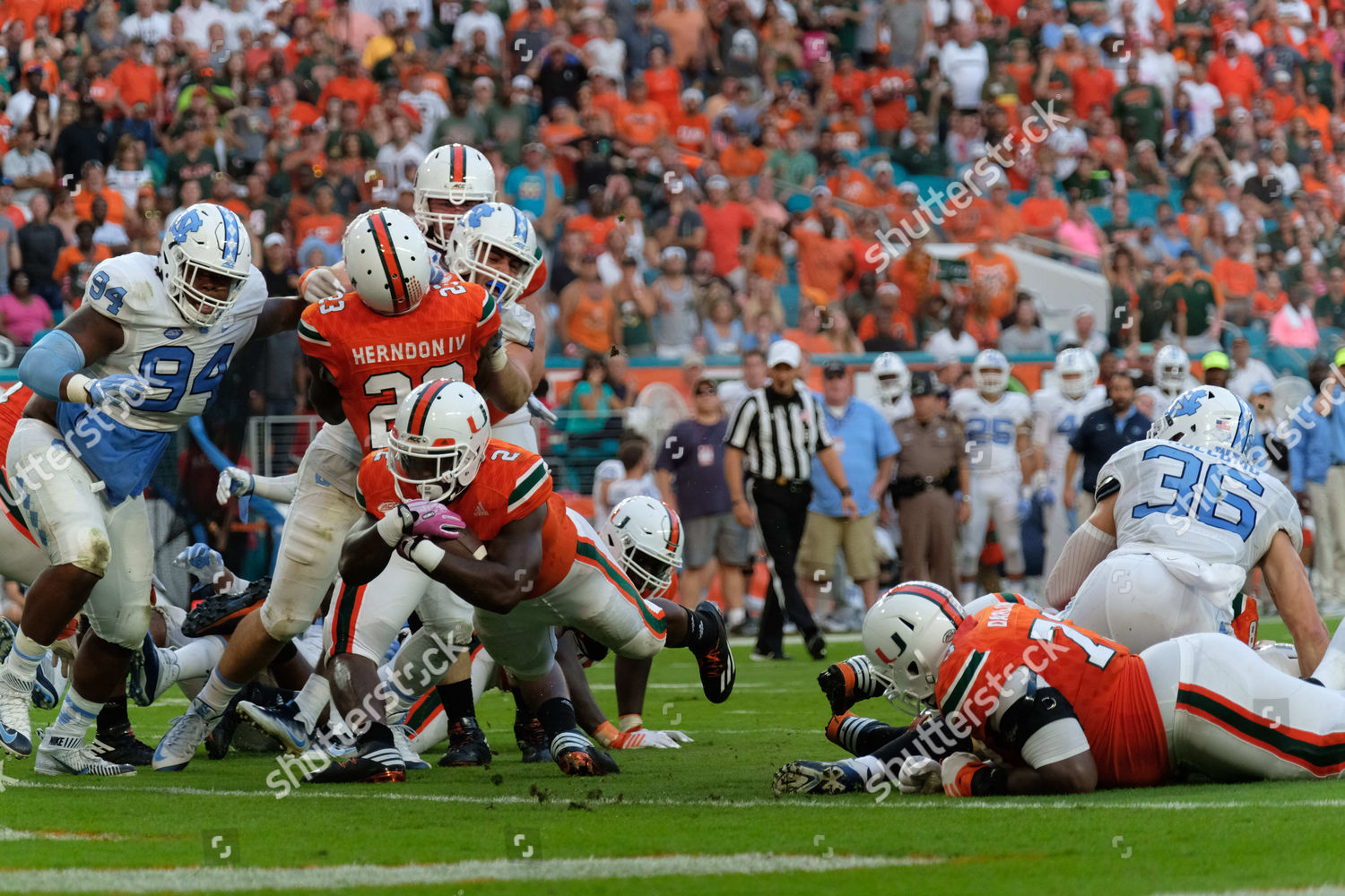 Joseph Yearby 2 Miami Action During Editorial Stock Photo - Stock Image ...
