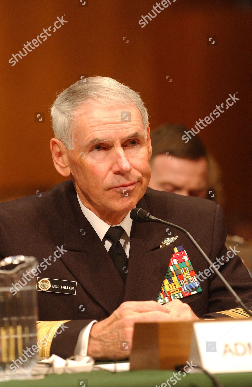 Admiral William Fallon Usn Answering Questions Editorial Stock Photo ...