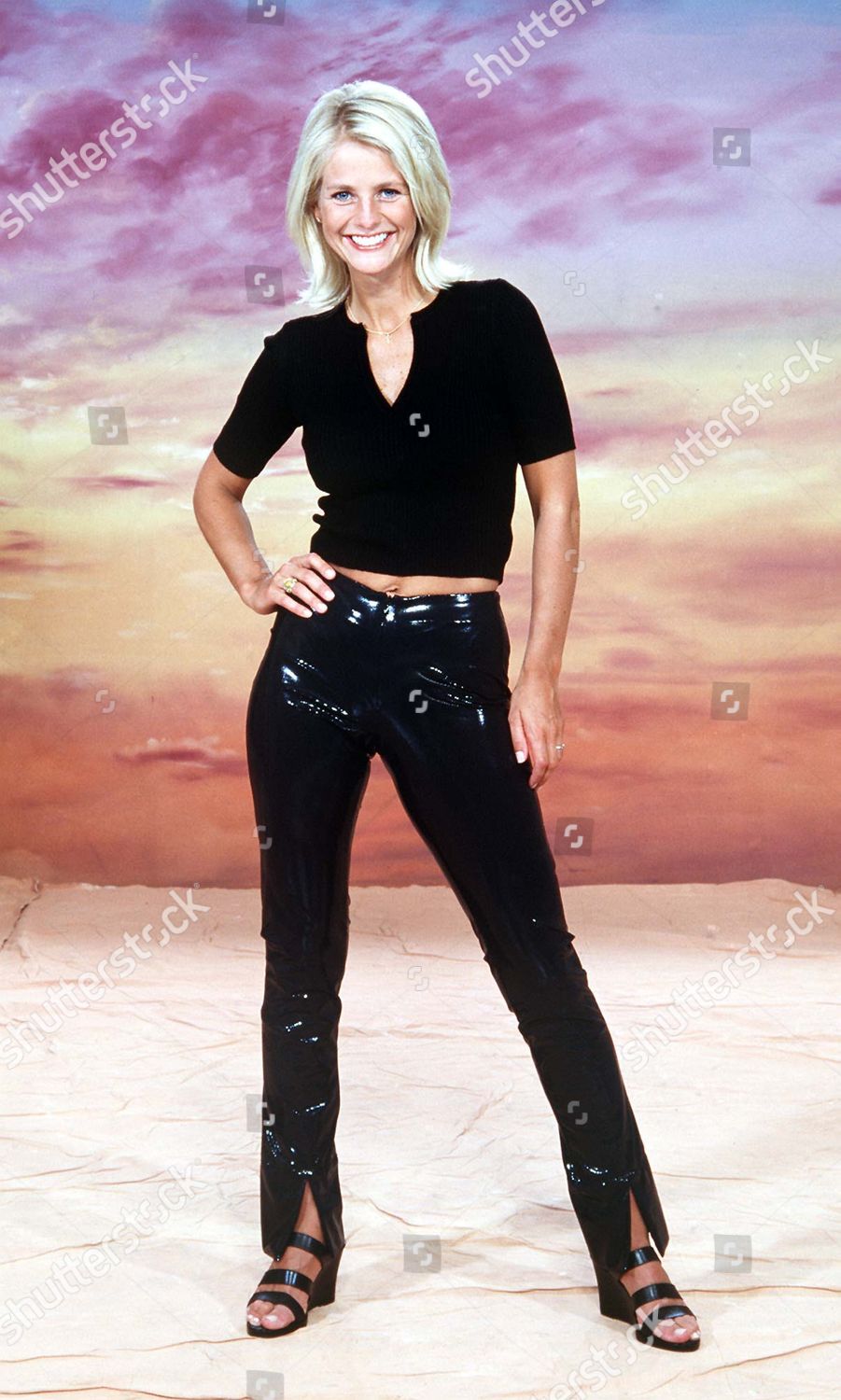Ulrika Jonsson Presenter Gladiators Game Show Editorial Stock Photo ...