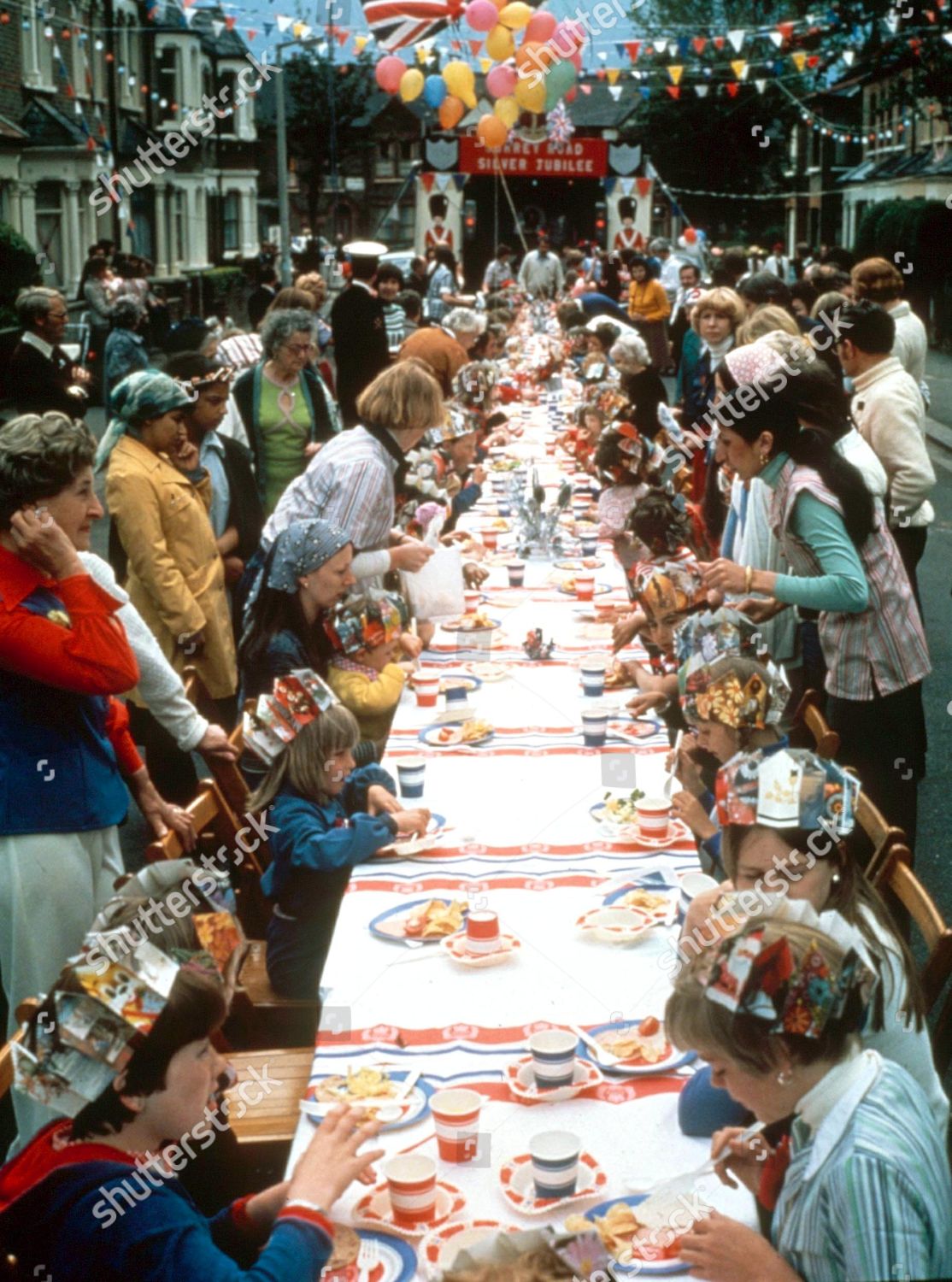 Traditional Jubilee Street Party Editorial Stock Photo - Stock Image ...