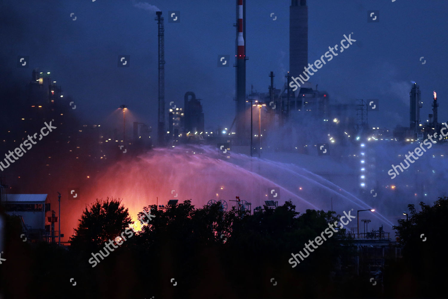 Fire Chemical Company Basf Facility Editorial Stock Photo - Stock Image ...