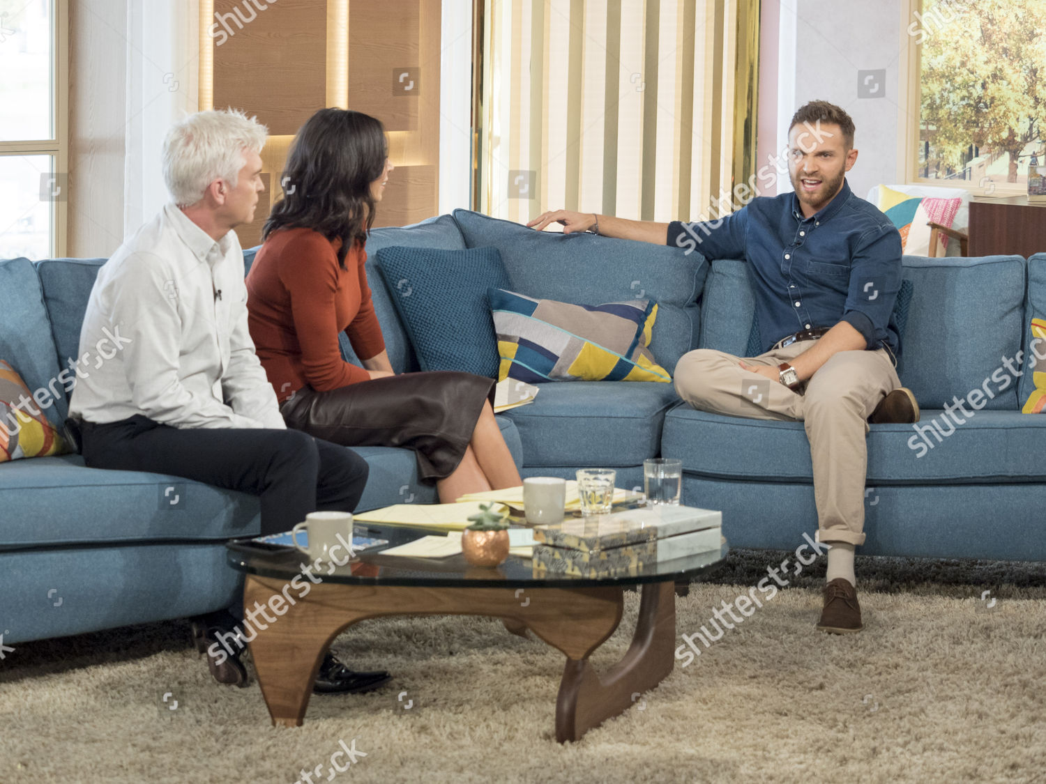 Phillip Schofield Christine Lampard Matt Di Editorial Stock Photo ...