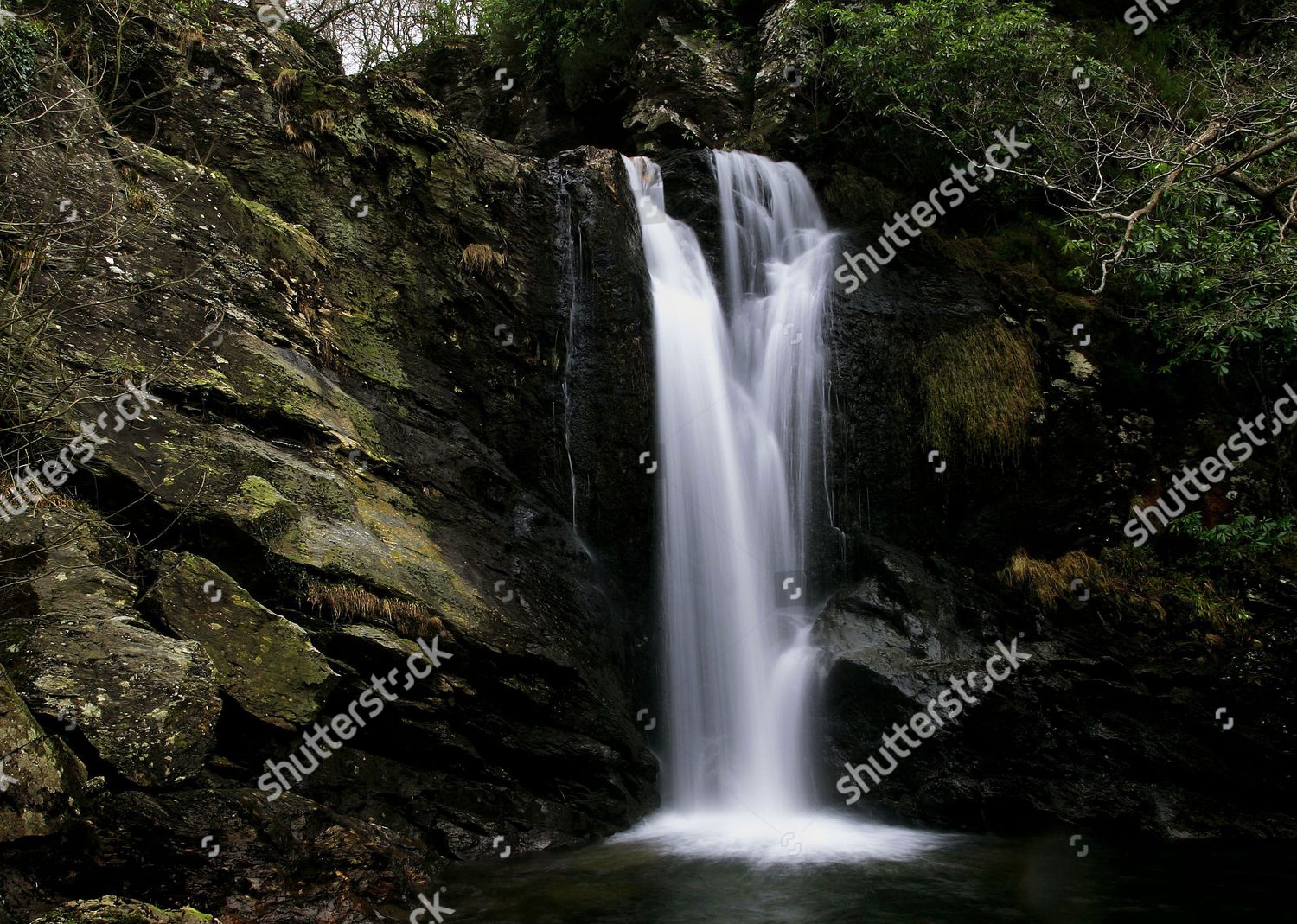 Inversnaid Falls Loch Lomondside Scotland Britain Editorial Stock Photo ...