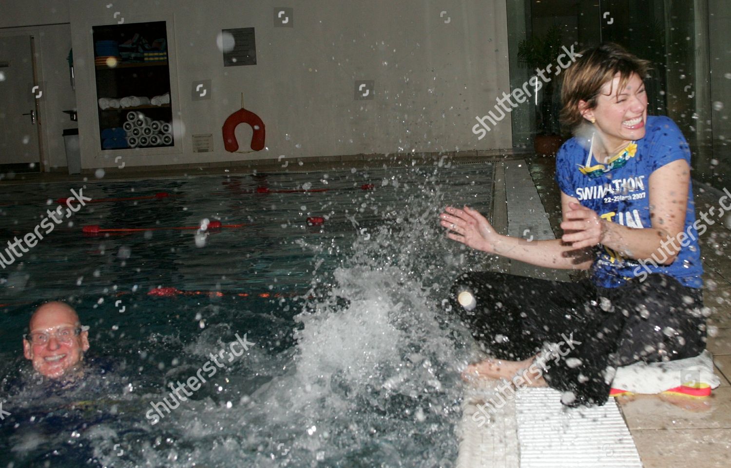 Duncan Goodhew Kate Silverton Annual National Editorial Stock Photo ...