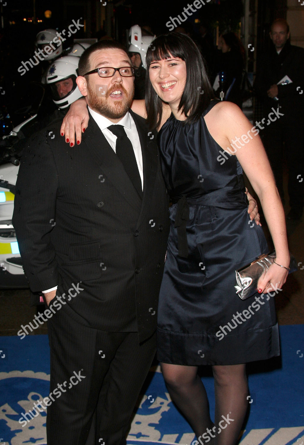 Nick Frost Girlfriend Christine Editorial Stock Photo - Stock Image ...