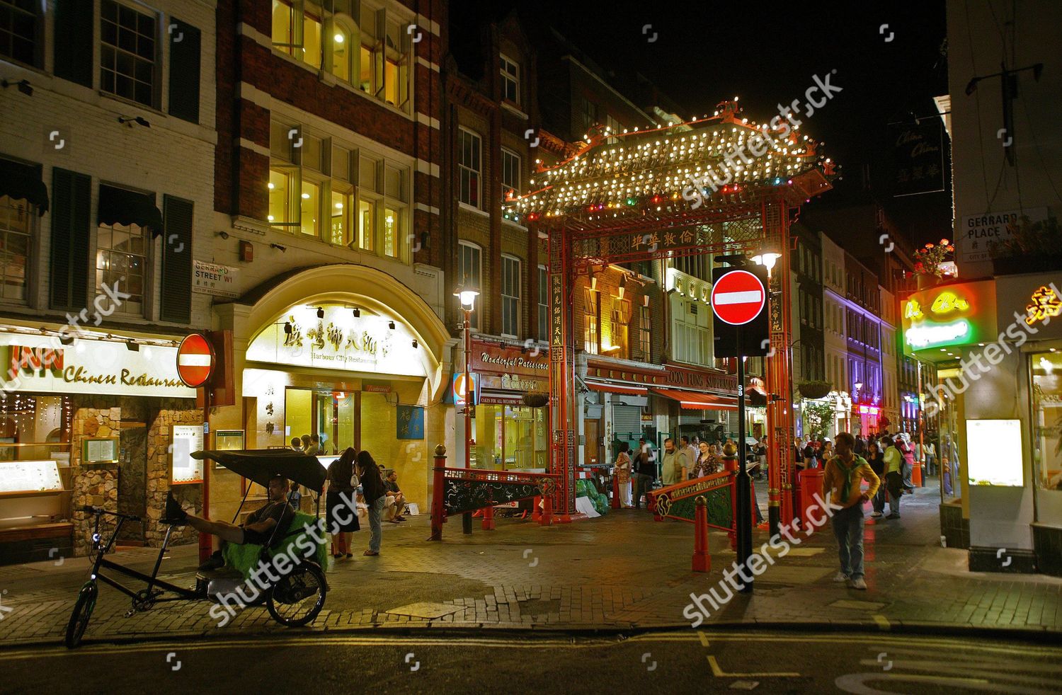 Gerrard Street Chinatown London England Britain Editorial Stock Photo ...