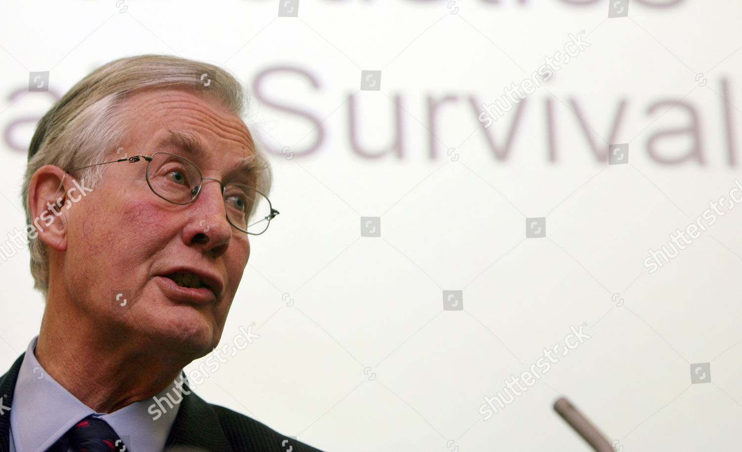 Michael Meacher Mp Announcing His Decision Editorial Stock Photo ...