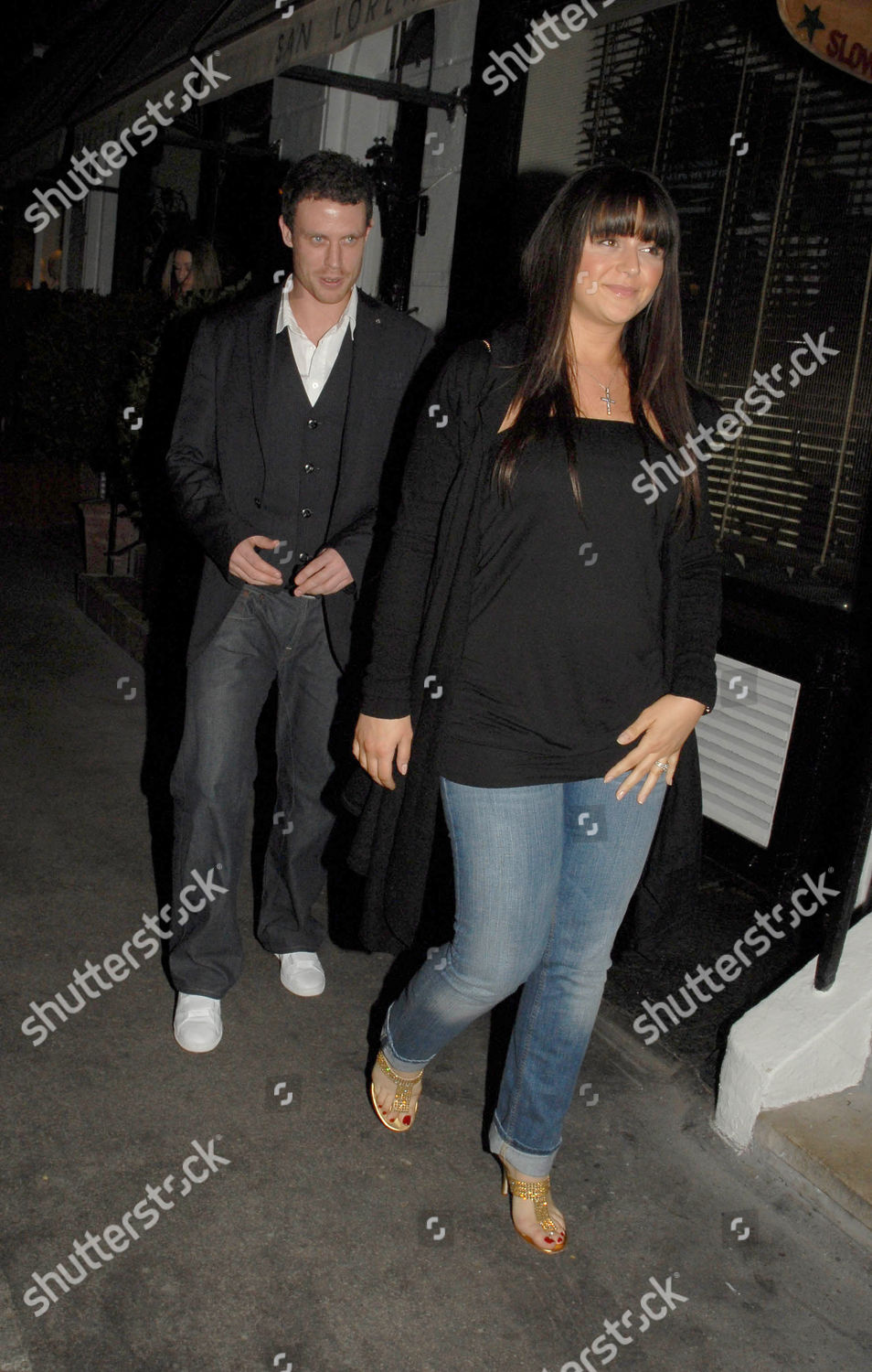 Wayne Bridge Vanessa Perroncel Editorial Stock Photo - Stock Image ...