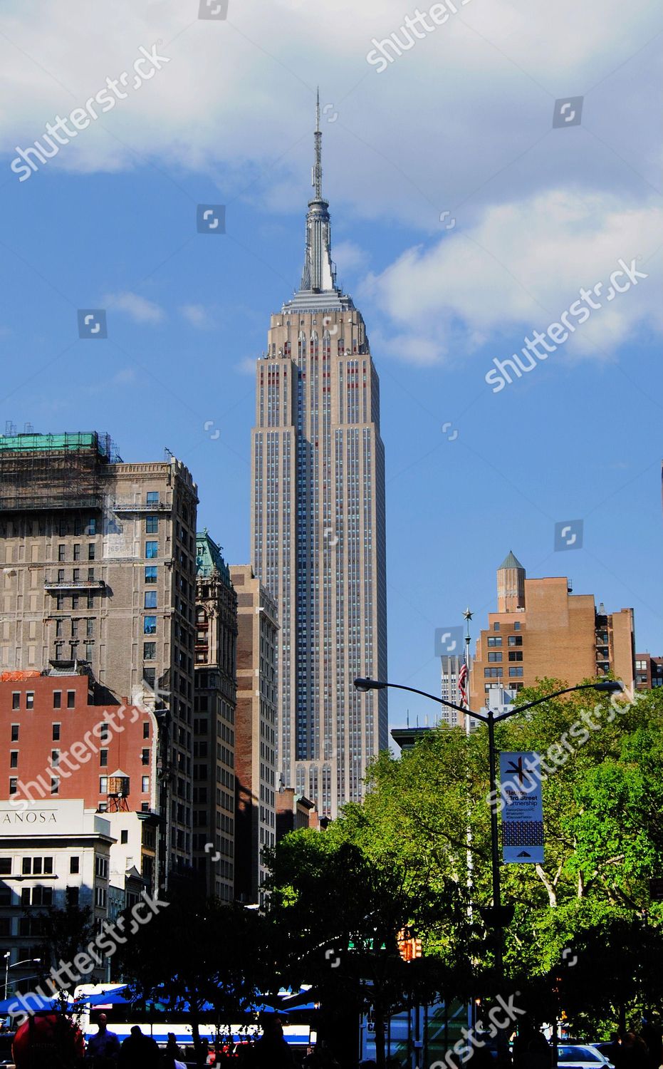 Empire State Building Skyscraper Manhattan New Editorial Stock Photo ...