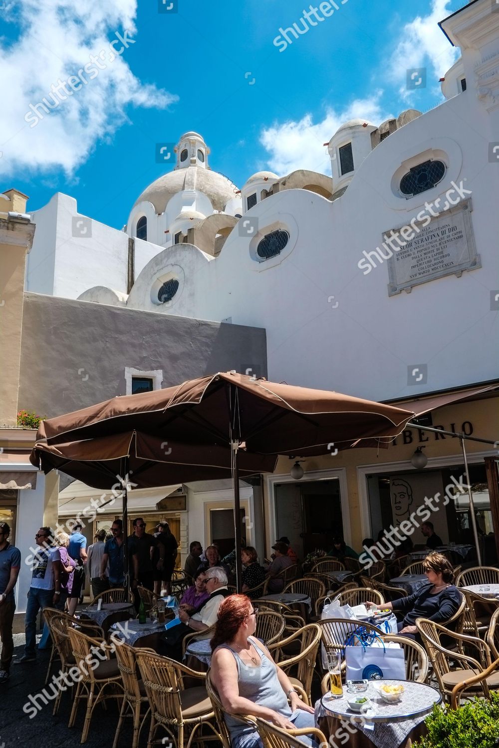 Town Capri Central Square Editorial Stock Photo - Stock Image ...