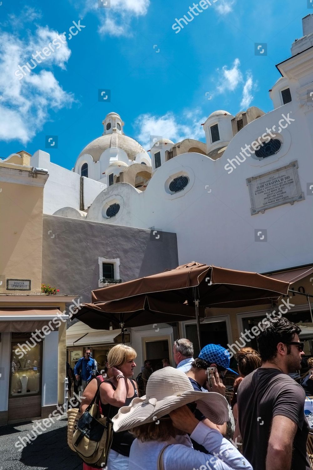 Town Capri Central Square Editorial Stock Photo - Stock Image ...