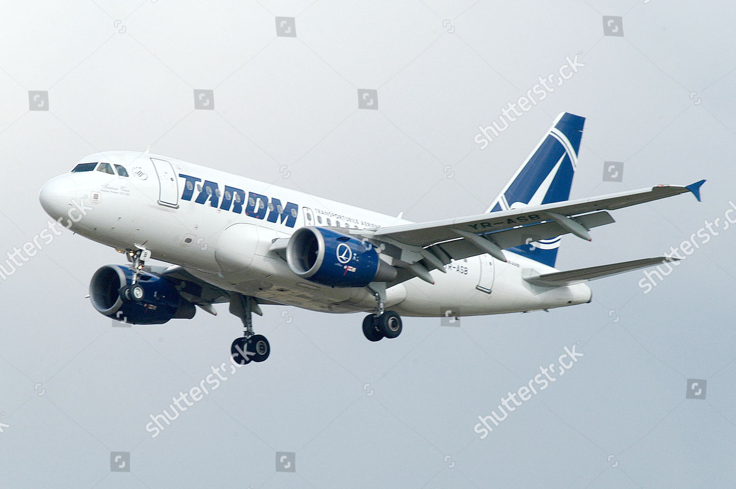 Tarom Airlines Romanian Air Transport Airbus Editorial Stock Photo ...