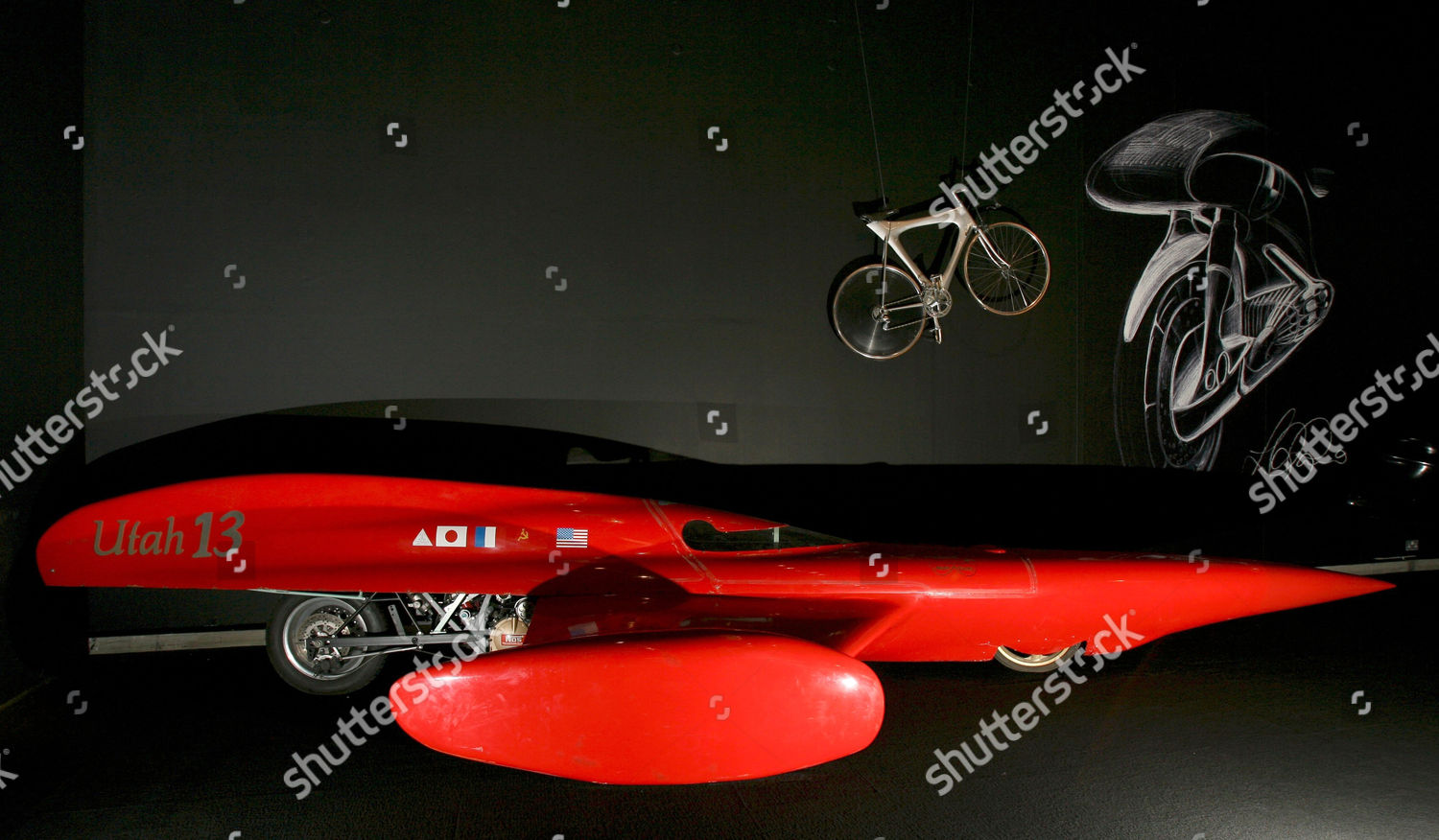 Prototype Three Wheeled Racing Bycycle 1989 Editorial Stock Photo ...