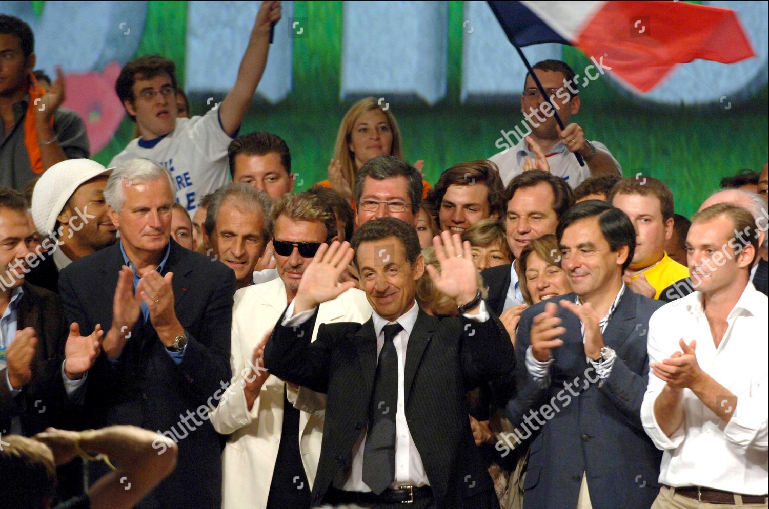 Luc Chatel Michel Barnier Johnny Hallyday Editorial Stock Photo - Stock ...