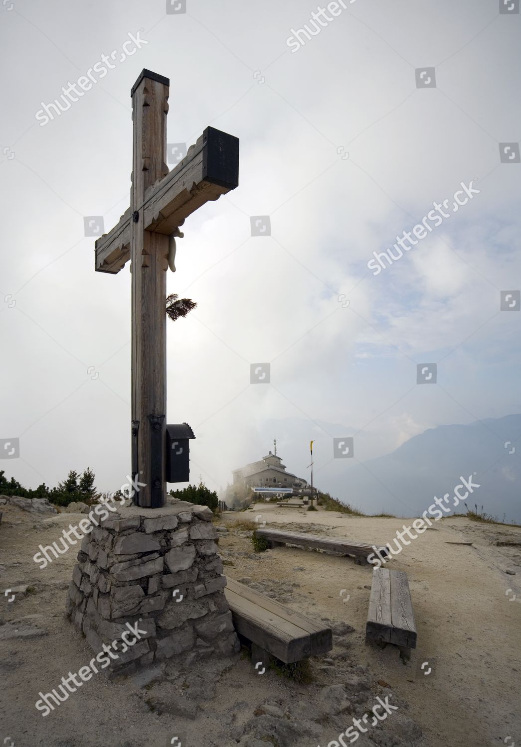 Cross Adolf Hitlers Eagles Nest Bavaria Editorial Stock Photo - Stock ...