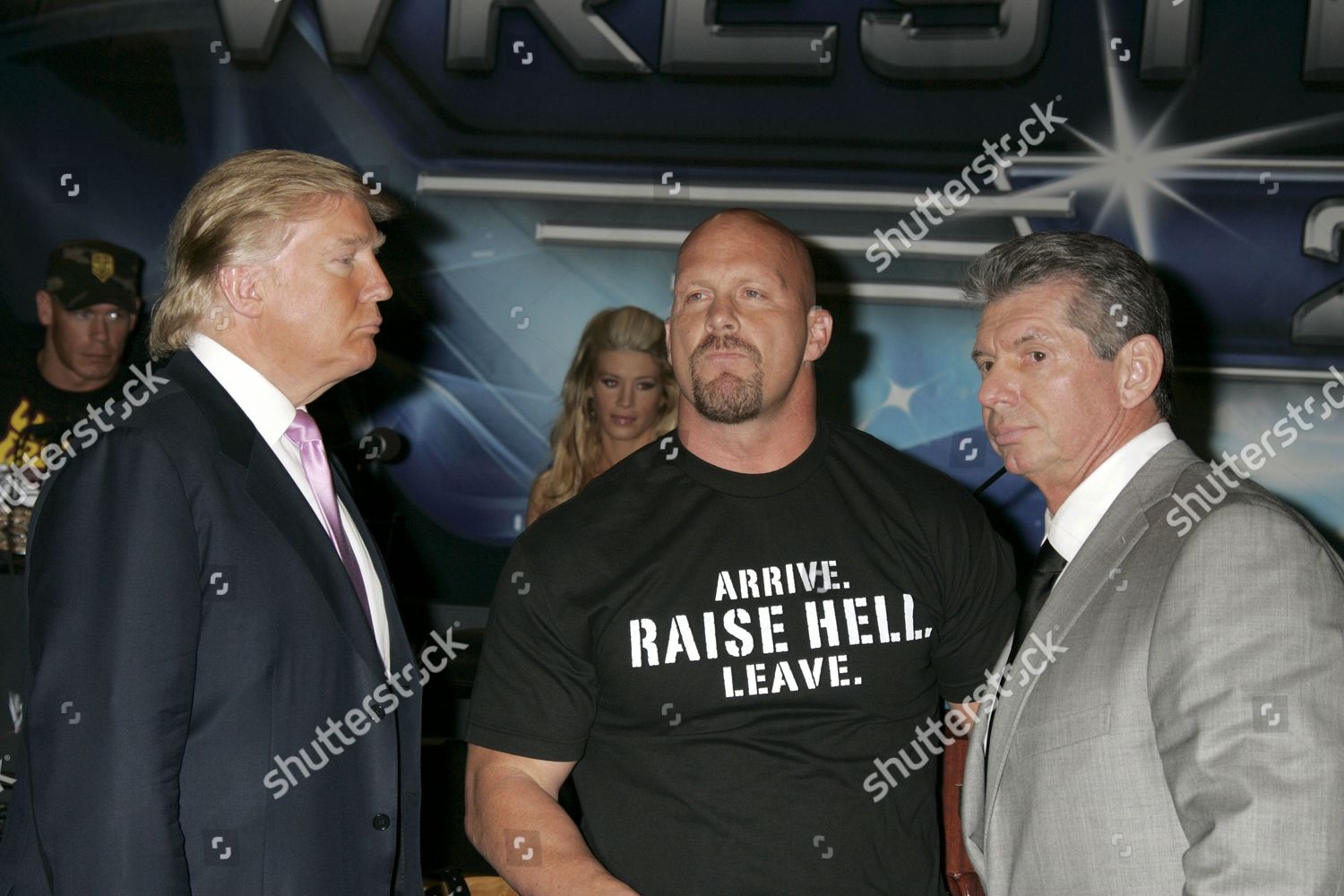 Donald Trump Stone Cold Steve Austin Editorial Stock Photo - Stock ...