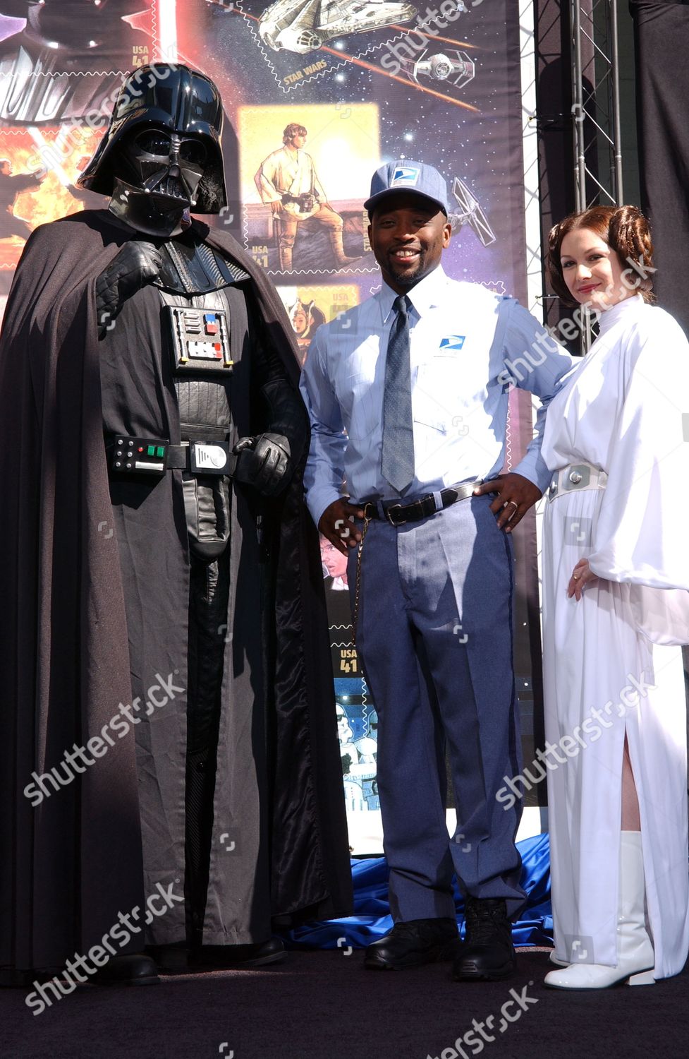 Darth Vader Postman Princess Leia Editorial Stock Photo - Stock Image ...
