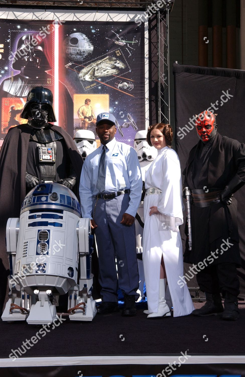 Stormtroopers Darth Vader Princess Leia Darth Editorial Stock Photo ...