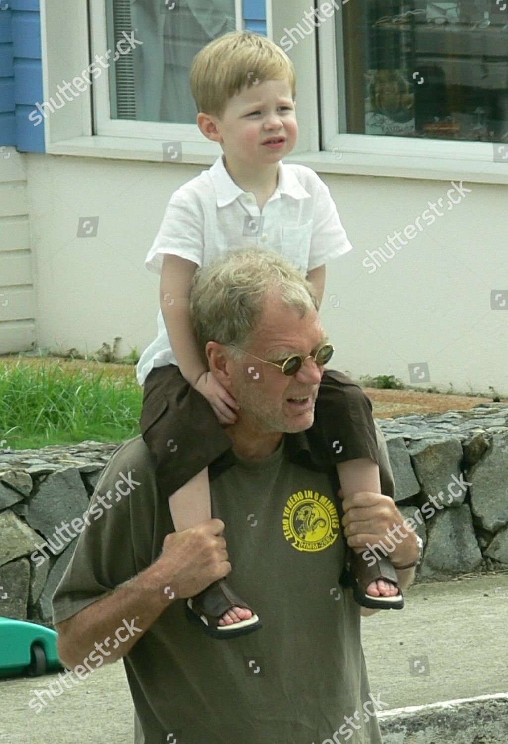 David Letterman Showing His Son Joseph Editorial Stock Photo - Stock ...