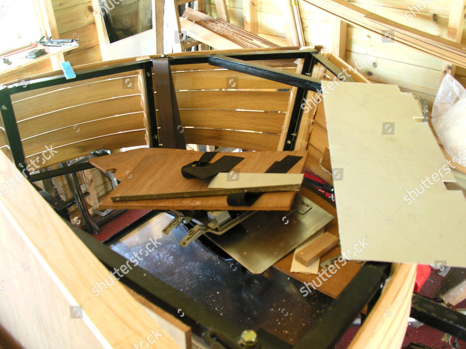 Rear Boat Section Made Wood Devoted Editorial Stock Photo - Stock Image ...